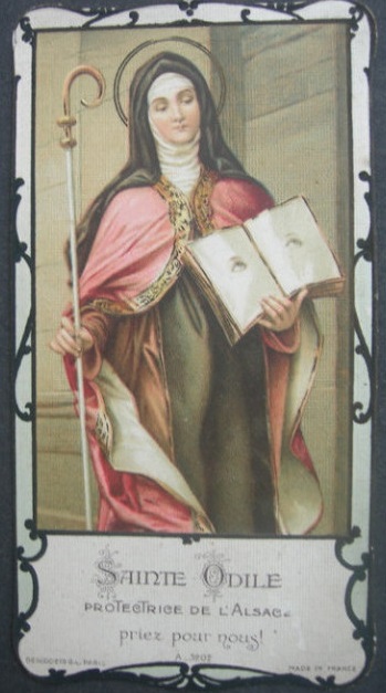 Tous les saints du paradis: Sainte Odile