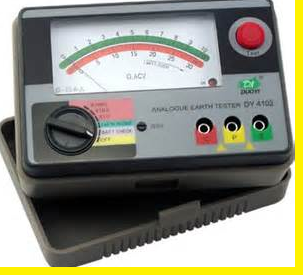 Earth Tester Meter Untuk Mengukur Grounding Penangkal Petir