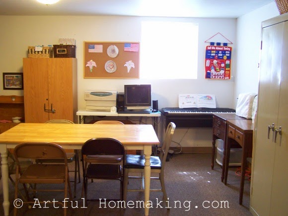Our Homeschool Room - Artful Homemaking