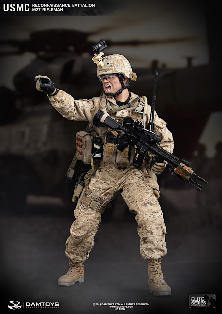 toyhaven: Dam Toys Elite Series 1/6 scale USMC Reconnaissance Battalion ...