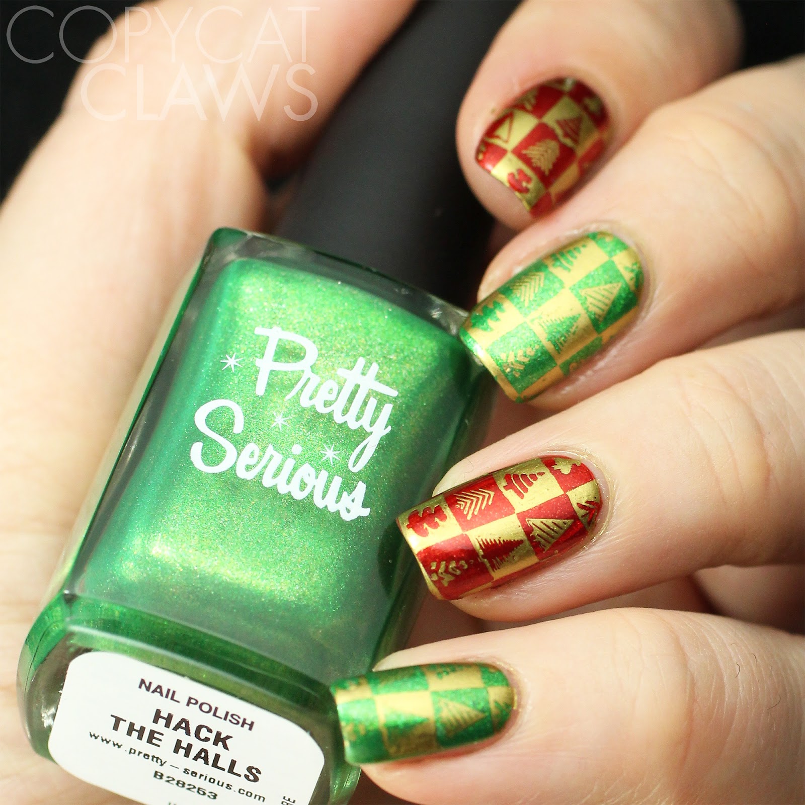 Copycat Claws: Last Minute Christmas Stamping