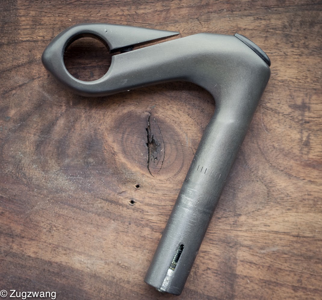 Zugzwang: tropfenförmiger Modolo Flash (?) Vorbau in Anthrazit für 80er ...