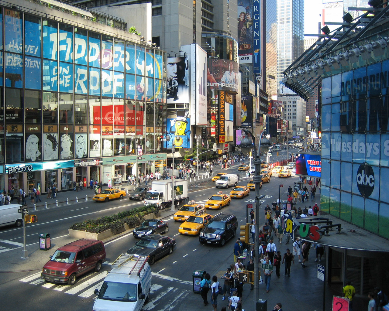 Graphic Design Projects: assignment: Times Square Color Range