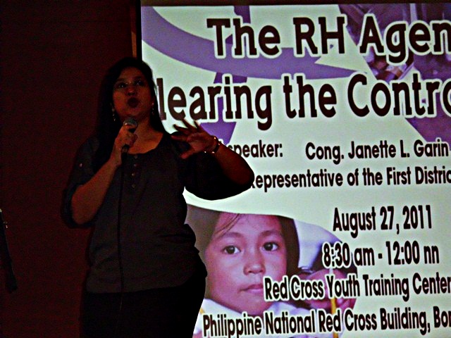 From My Beautiful Mind: Cong. Janette L. Garin: Her Stand on the ...