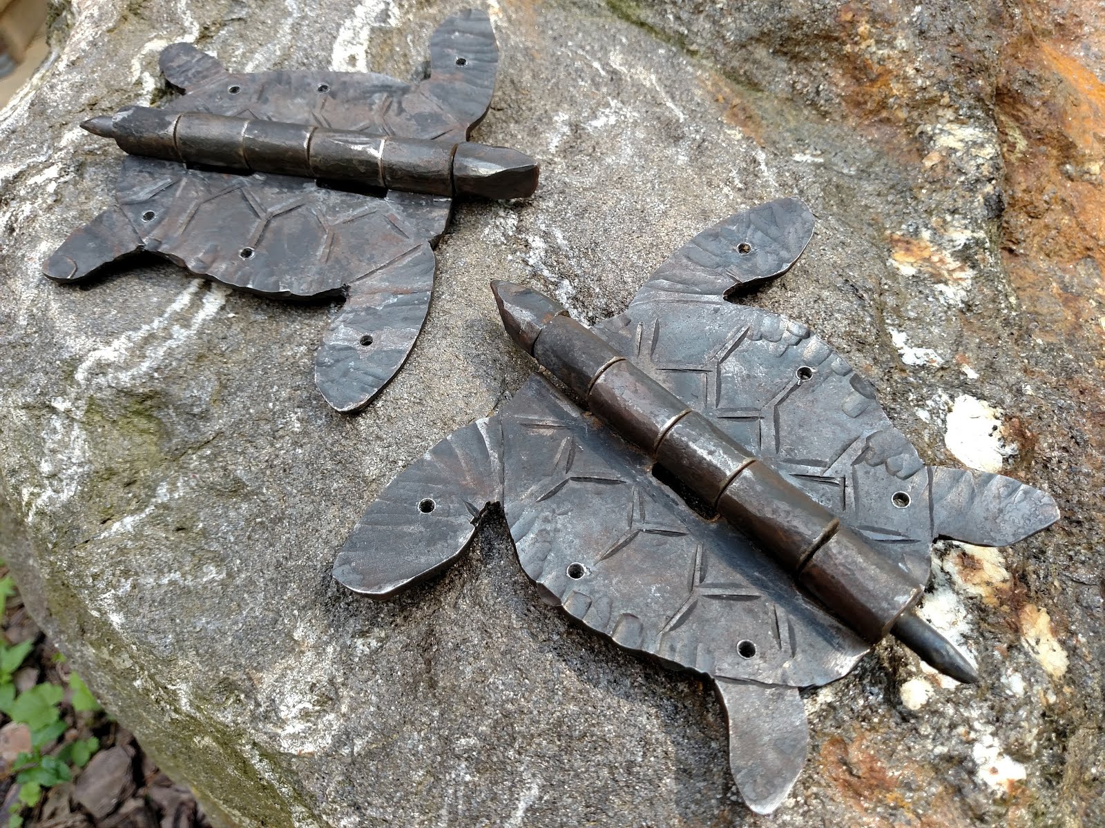 Forged Sea Turtle hinges