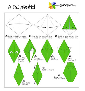 Bug Origami: Buprestid | Paper Origami Guide
