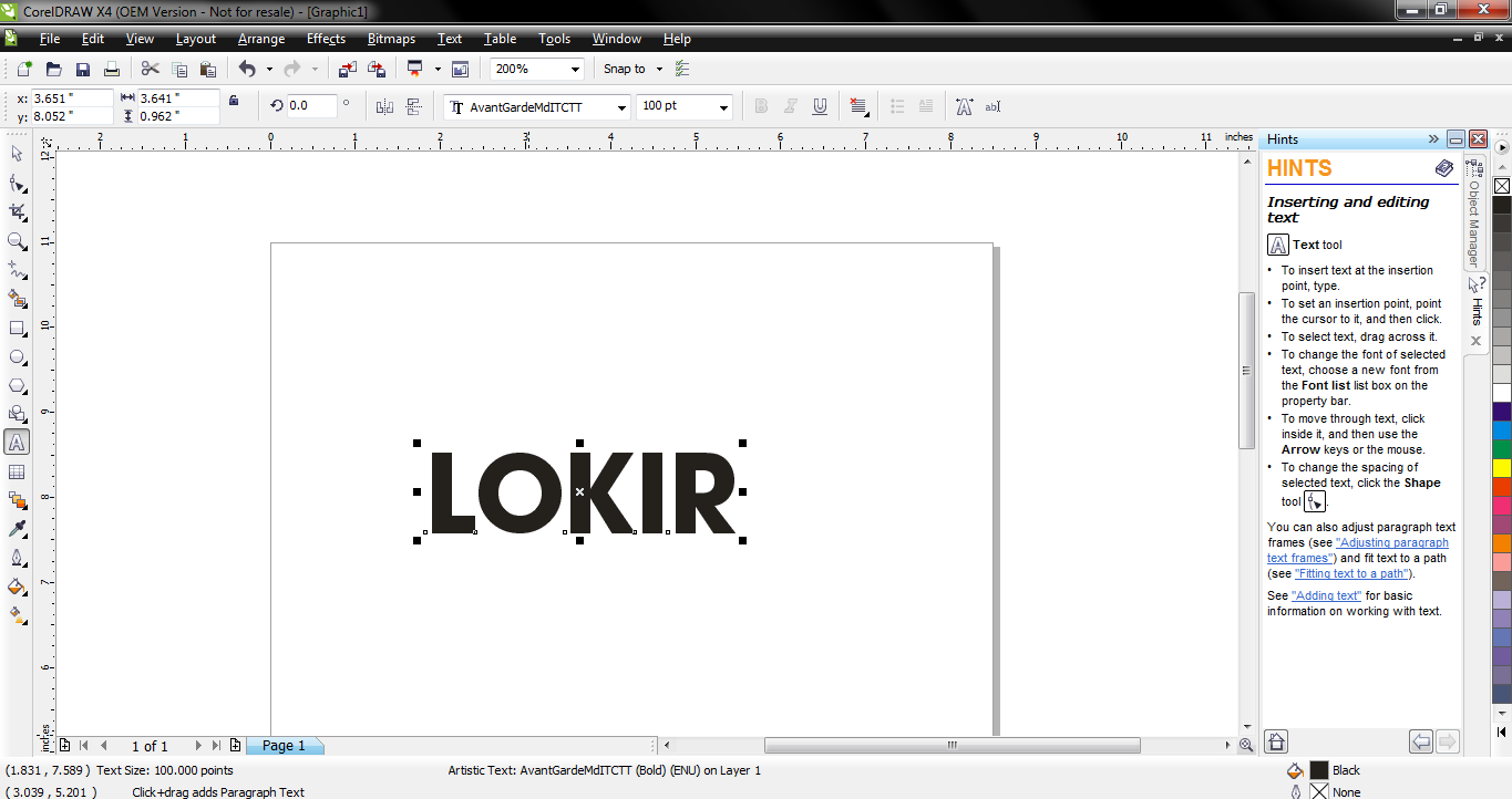 Membuat logo dengan corel draw - Zona Lokir