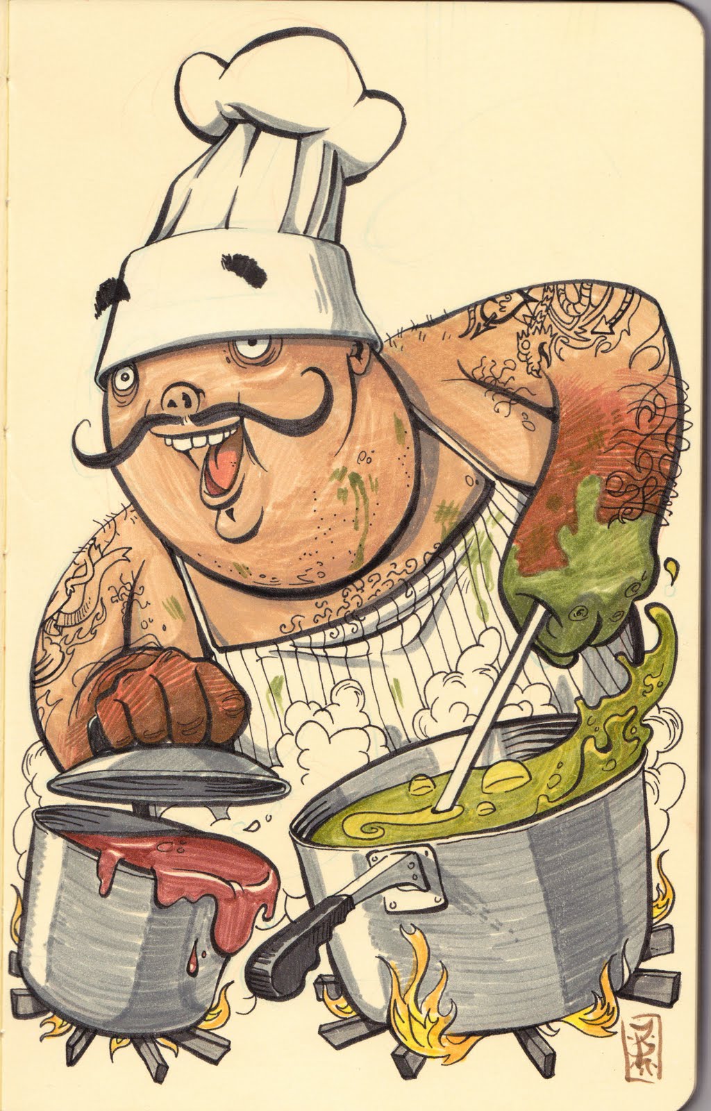 Dirty Chef Images Clipart