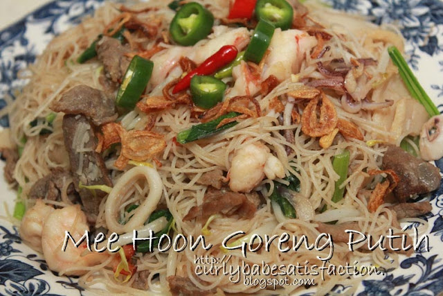 Curlybabe's Satisfaction: Mee Hoon Goreng Putih II & Sambal Rojak Ulik
