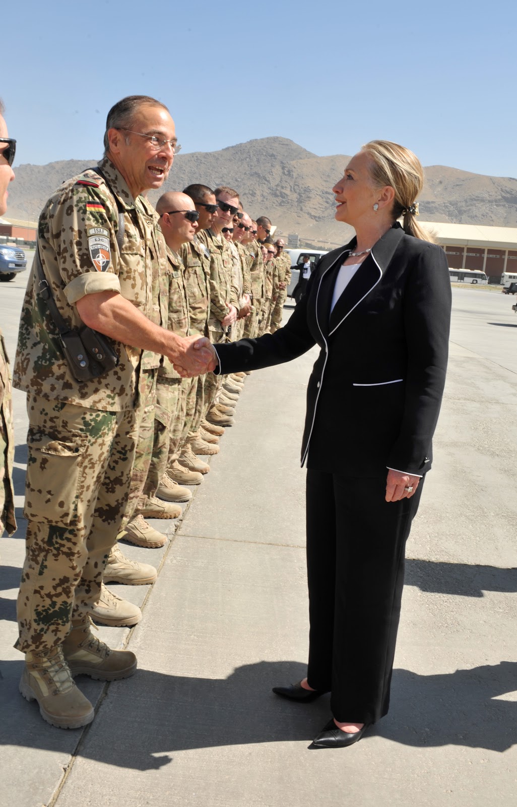 SNAFU!: Hillary's vist to Afghanistan....a feminist photo-op...