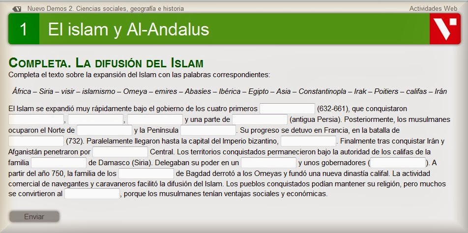 GEOHISTORIA 2º ESO: EL ISLAM Y EL MUNDO ISLÁMICO