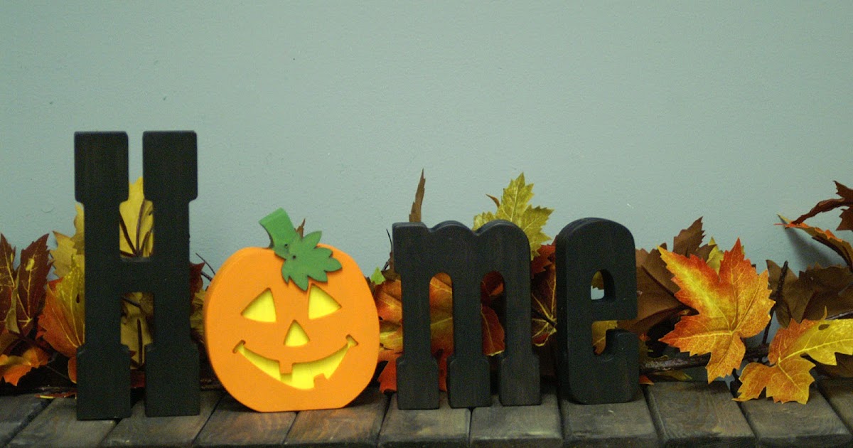 Ben Franklin Crafts and Frame Shop: DIY Fall Letters Decor