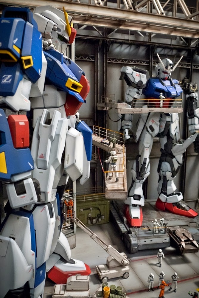 Custom Build: 1/60 Gundam Assemble Plant / Hangar Diorama - Gundam Kits ...