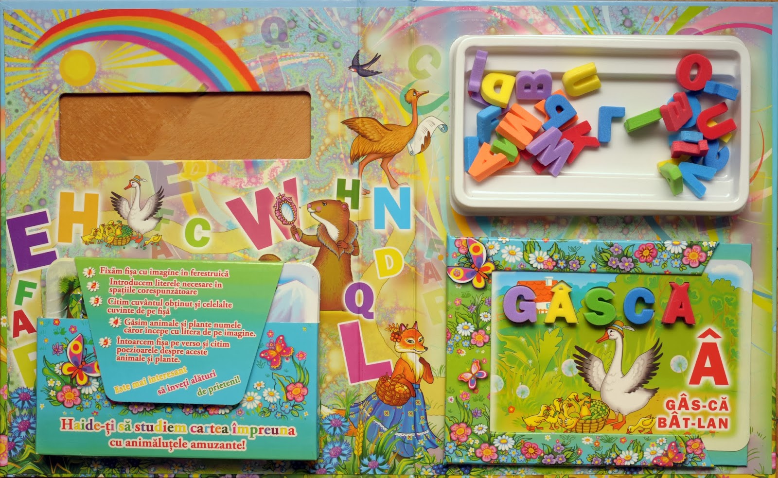 Carti editura Roossa: Abecedarul Naturii – Litere si cuvinte amuzante