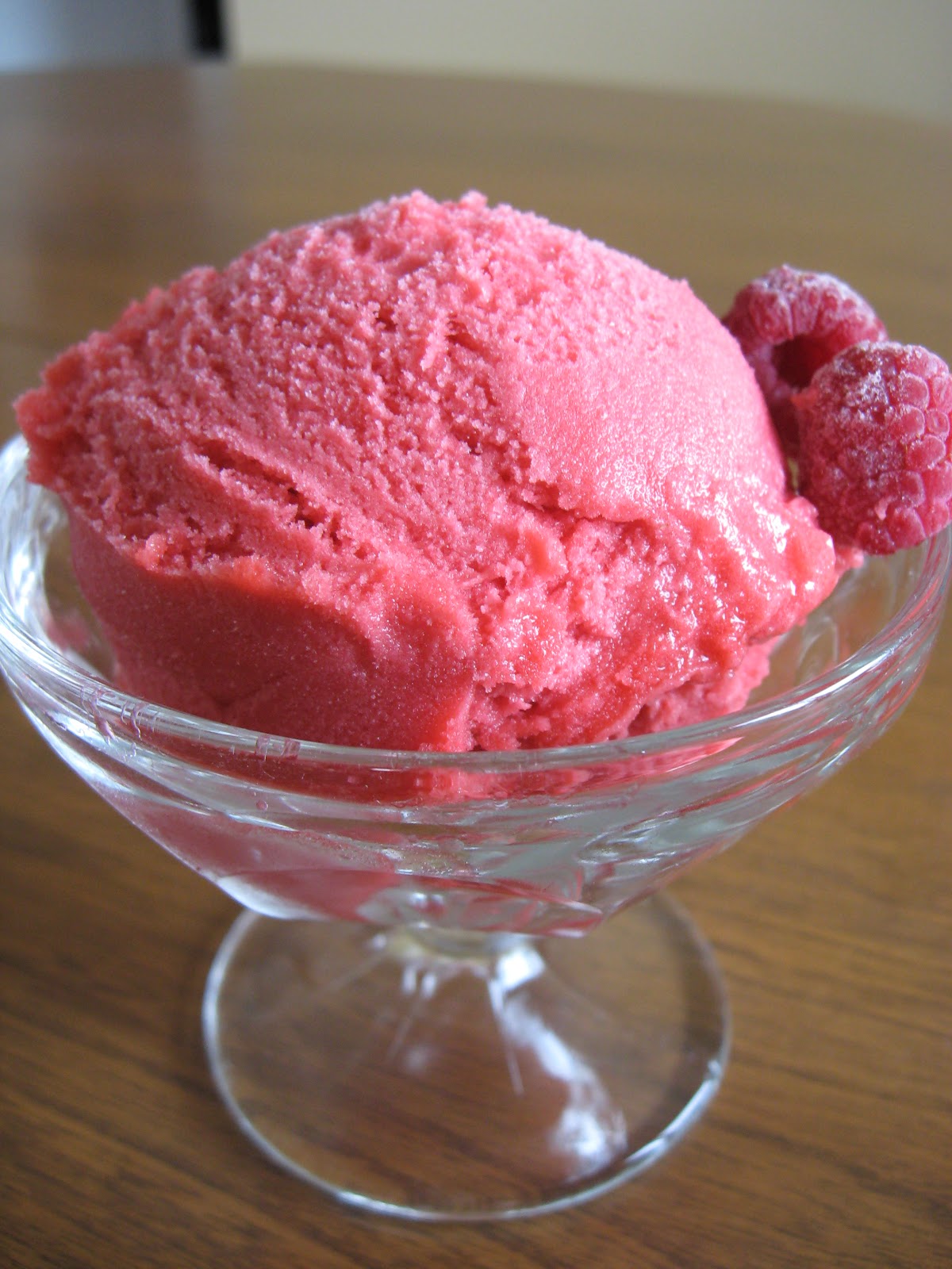 Recettes de Flipp: Sorbet aux framboises