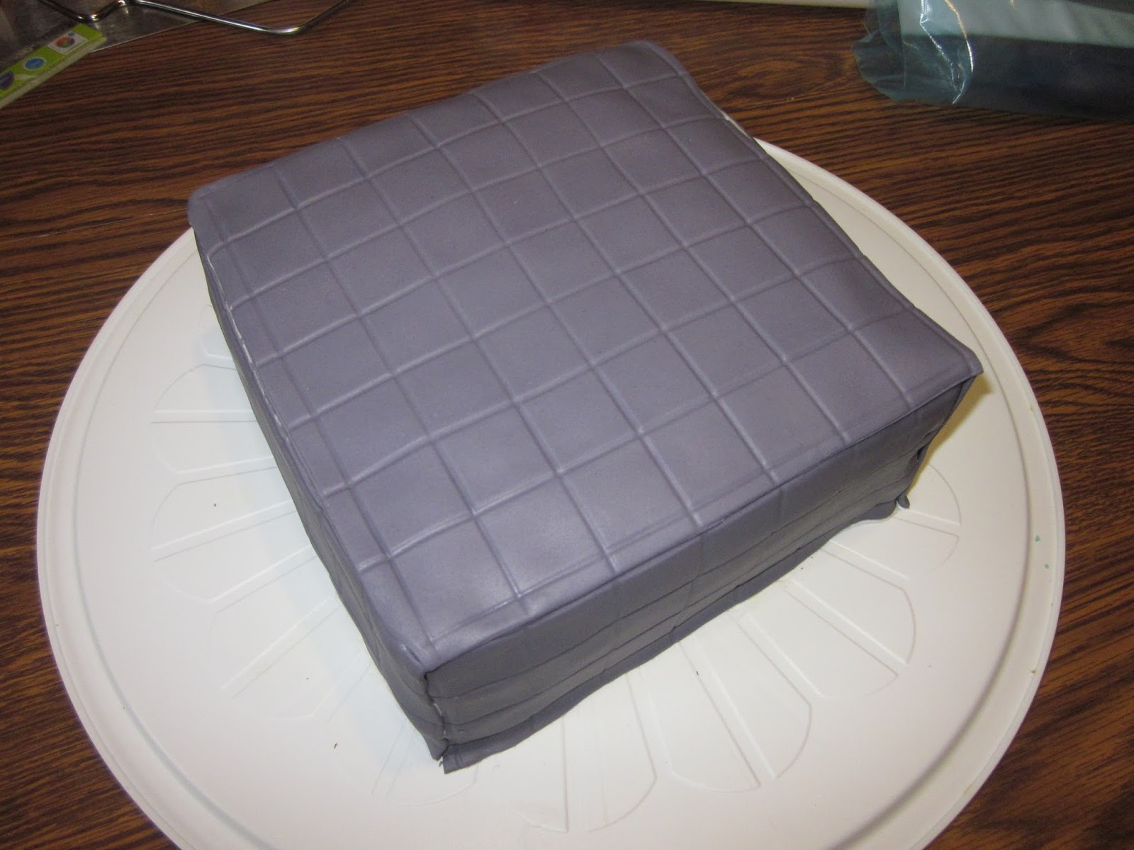 Sugar On The Brain: Minecraft Diamond Block Cake