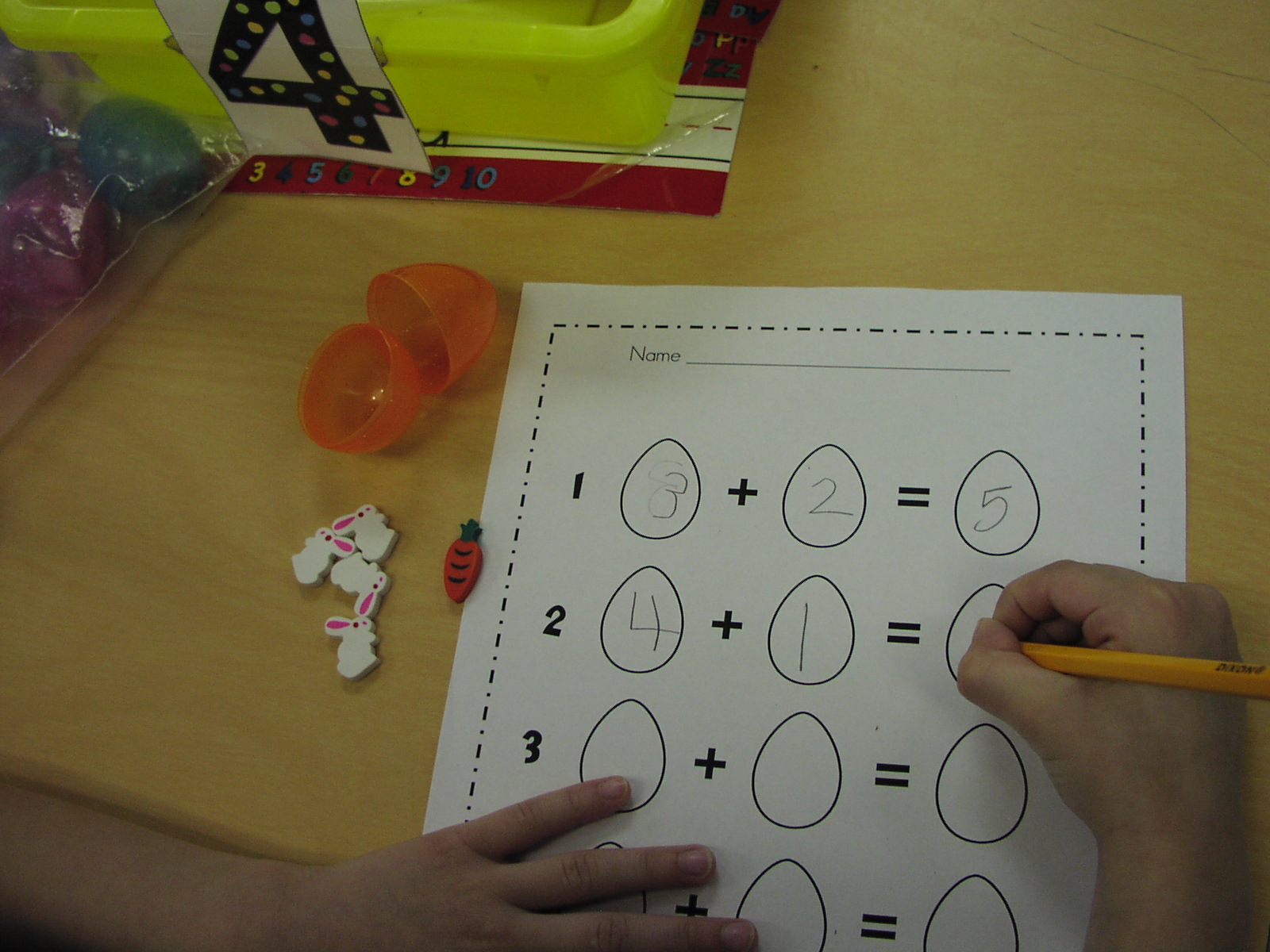 Keen On Kindergarten: April Math Stations