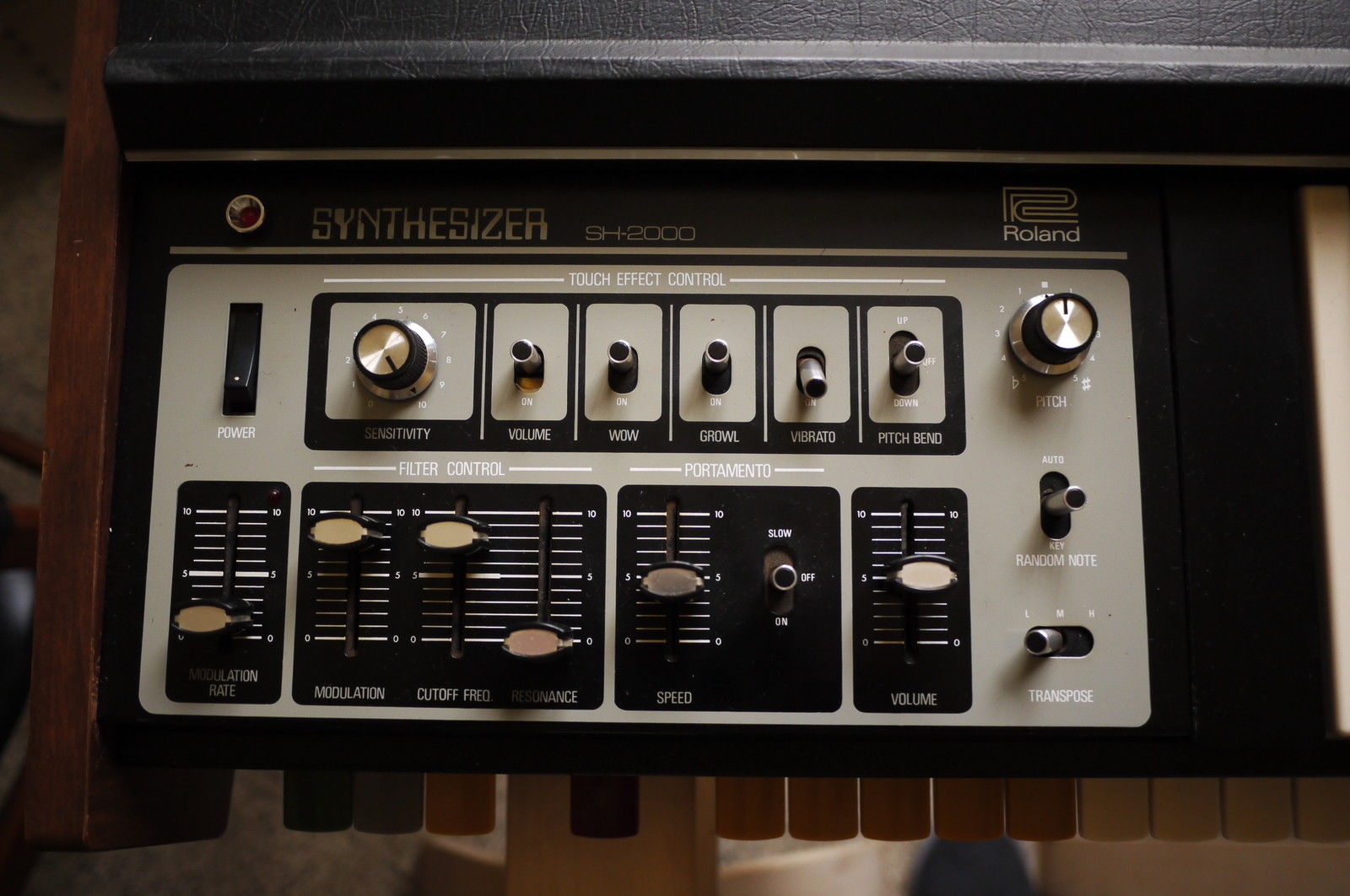 MATRIXSYNTH: Roland SH-2000 vintage synthesizer