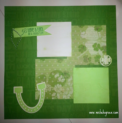 Cricut FANatics crafting is our passion: St. Patrick's Day parade layout