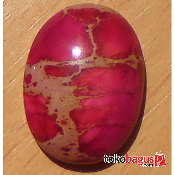 Batu Permata: Pirus Merah Urat Jala