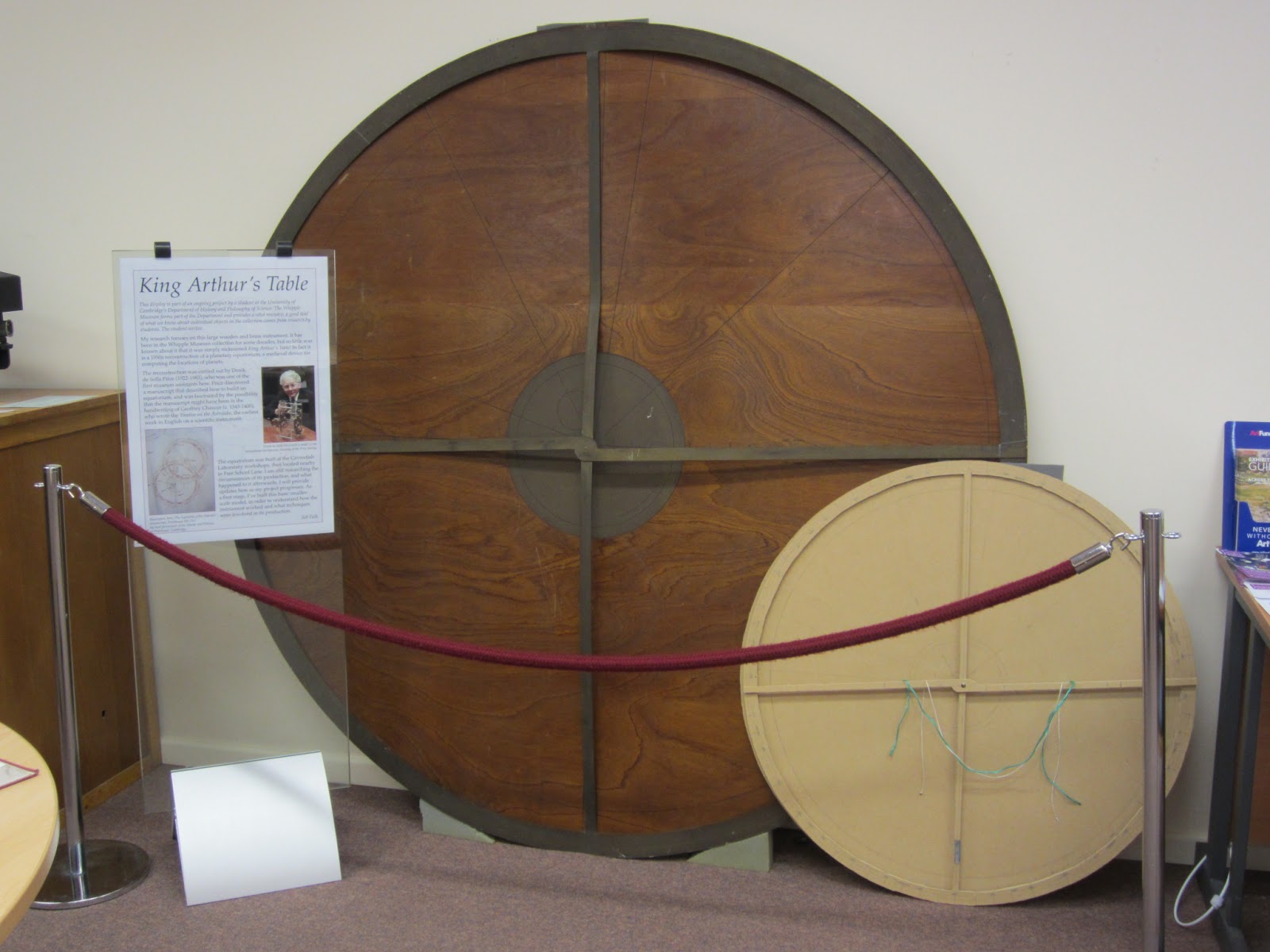 Astrolabes and Stuff: King Arthur's Table goes on display