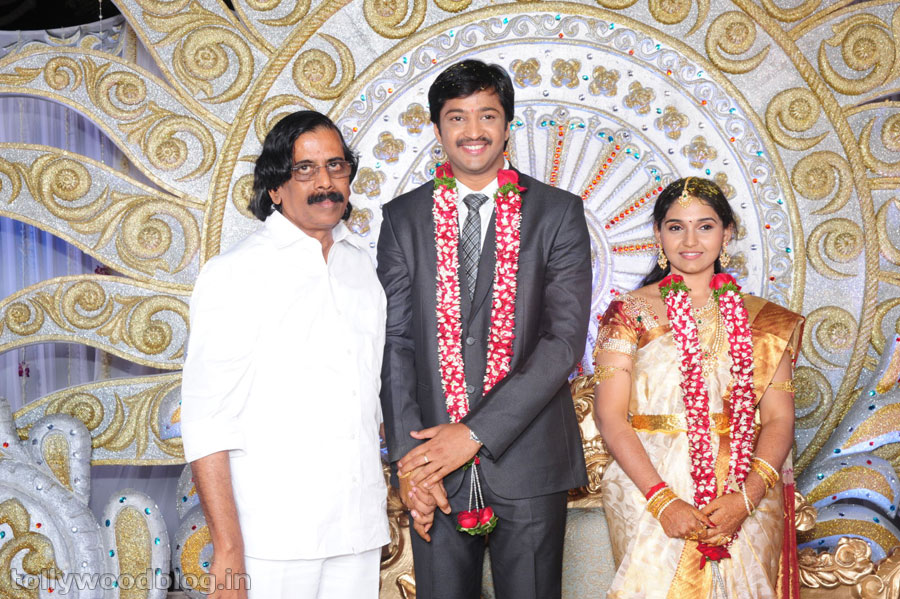Aryan Rajesh Wedding Reception Photos Stills
