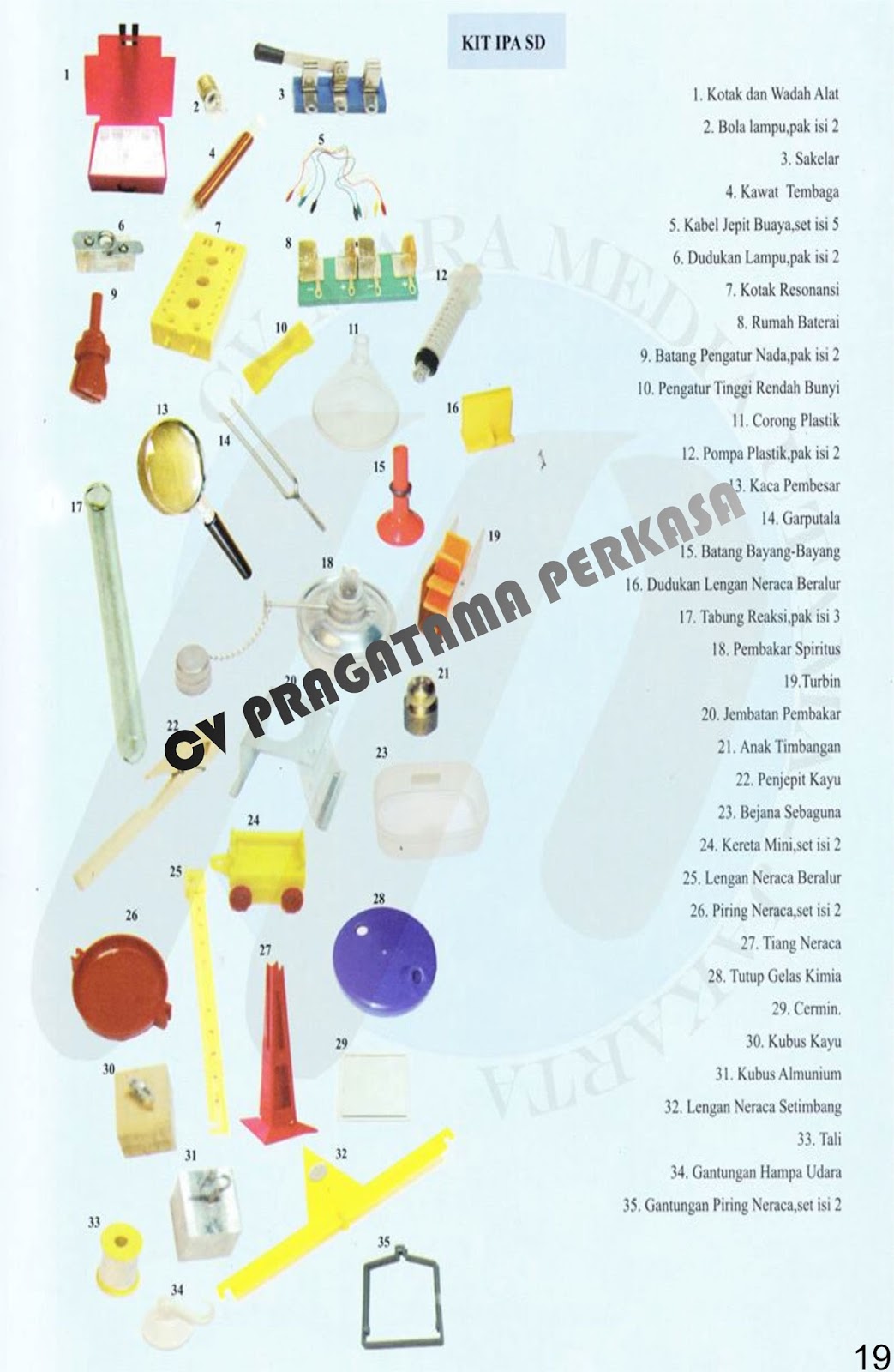 Aneka Peralatan IPA & Laboratorium (Fisika, Biologi, Kimia, Dll ...