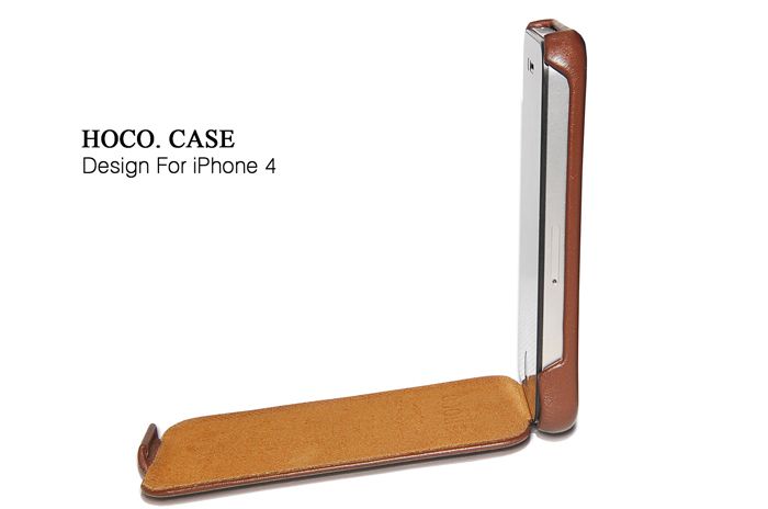 DesignFlicks: HOCO : LEATHER CASE FOR IPHONE 4