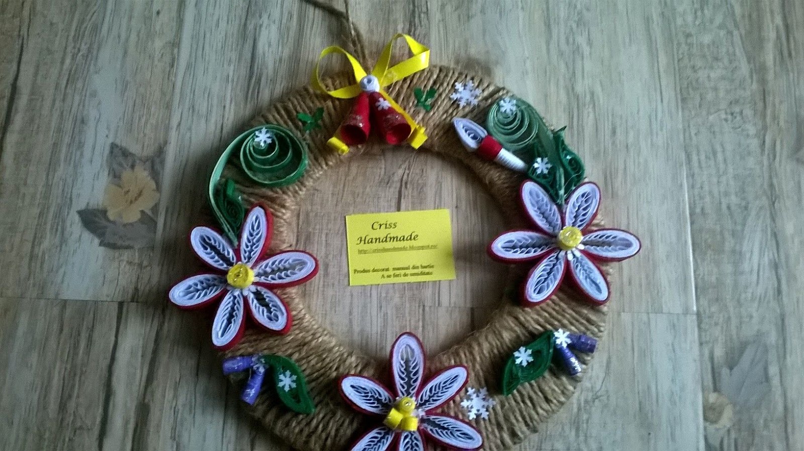 Criss handmade: Coronite Craciun handmade