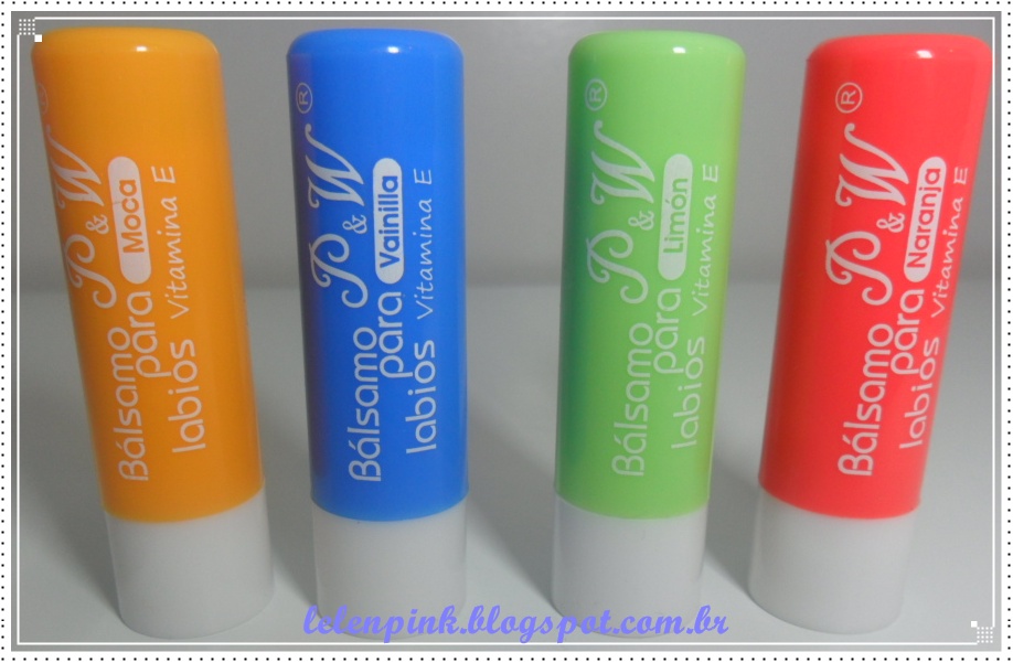 Lélen Pink: Resenha: Balsamo para Lábios P&W (Lip Balm)