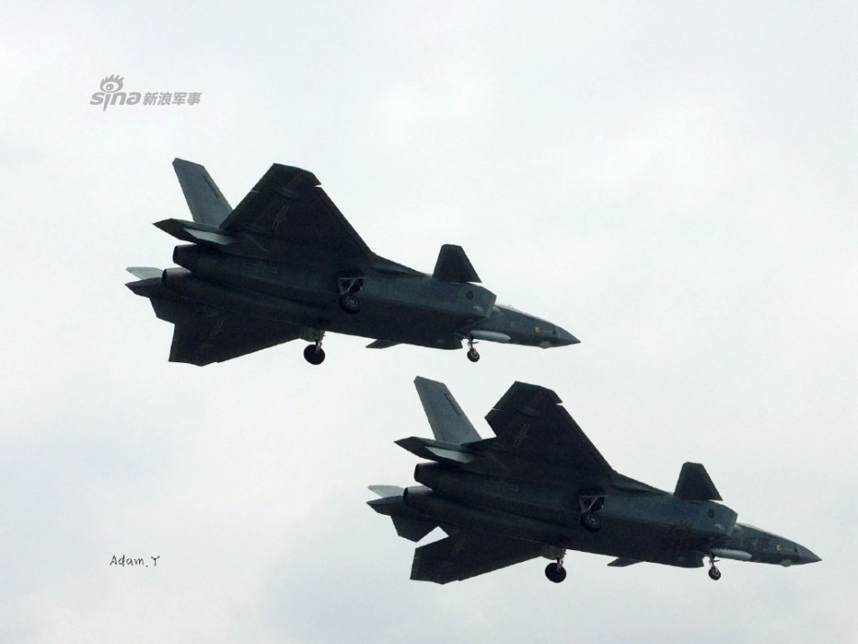 Asian Defence News: Two Chinese PLAAF J-20s
