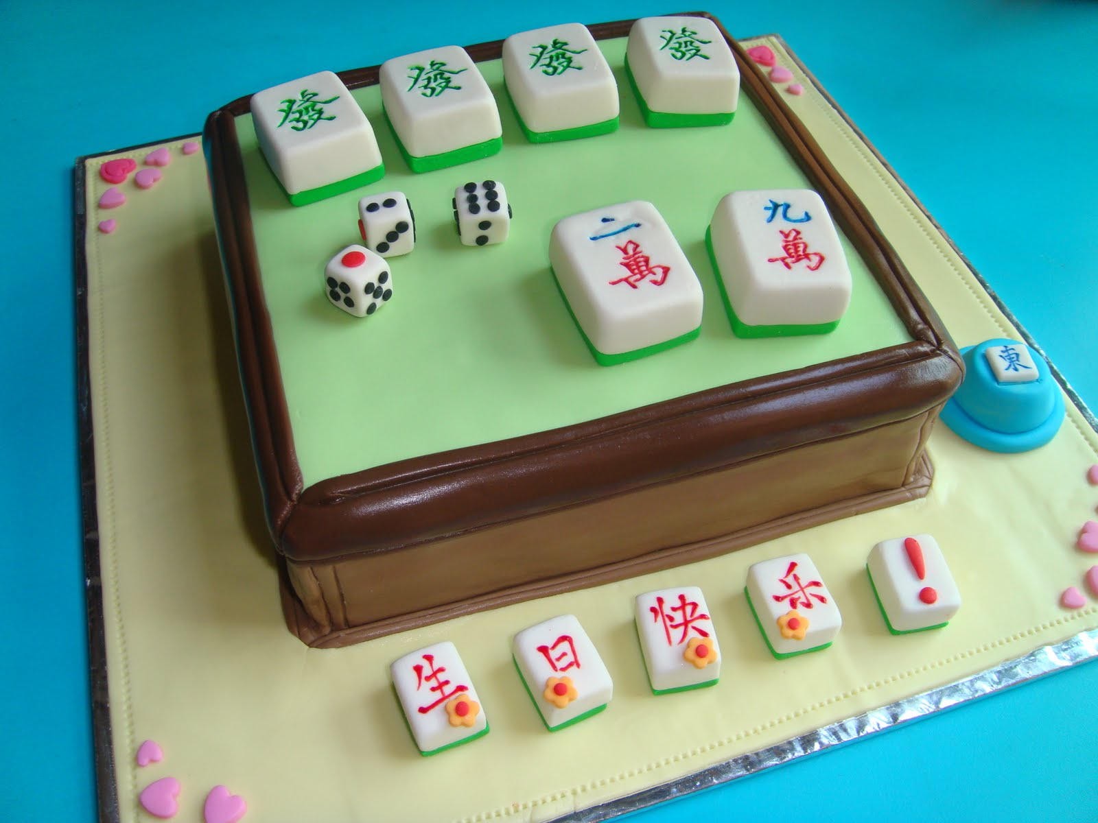 Yummy Baking: Mahjong Fondant Cake (D3)