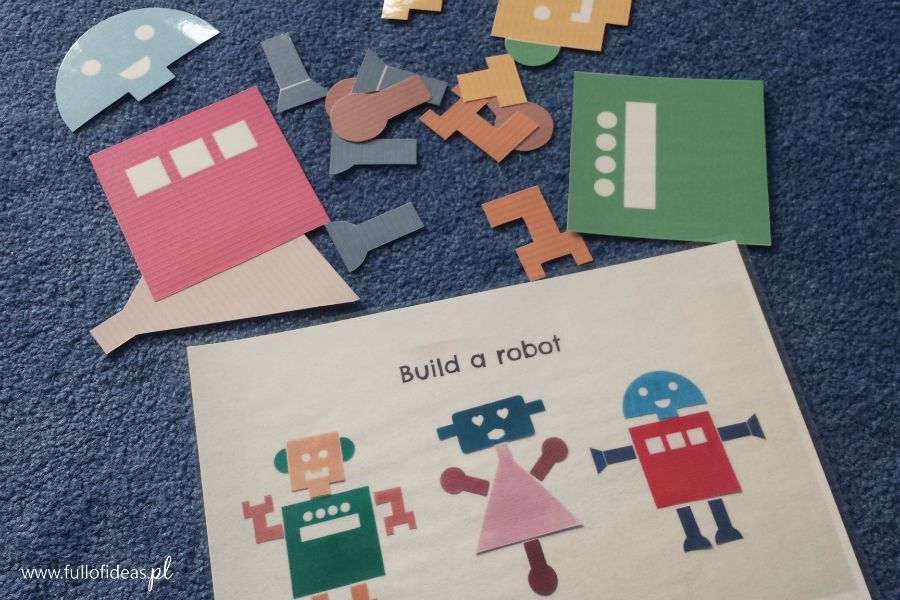 Build a robot free printables ⋆ Head Full of Ideas