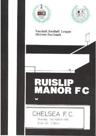 Pie and Mushy Peas: Ruislip Manor FC