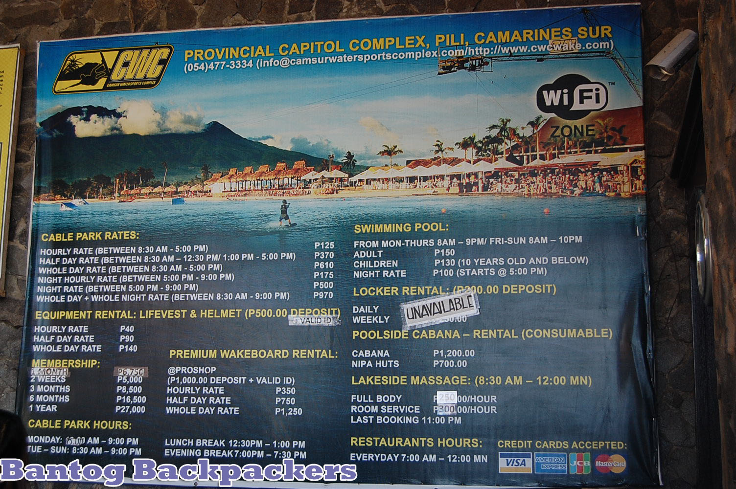 CamSur Watersports Complex (CWC) | Bantog Backpackers