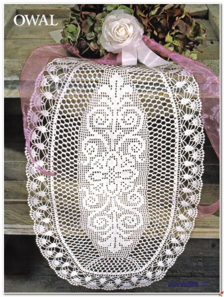 crochet home: Oval Doily