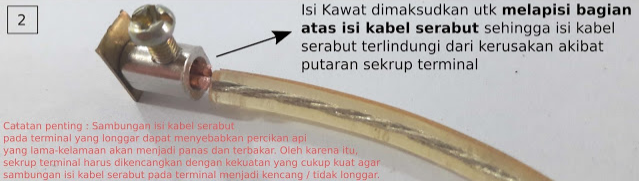 Trik Memasang Isi Kabel Serabut Pada Terminal - ALAT RUMAH TANGGA