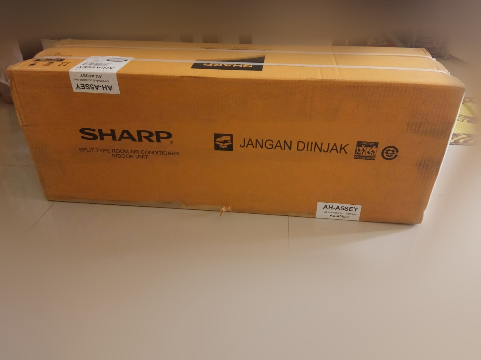 Pengalaman Membeli AC Sharp AH-A5SEY - Mambo Djumbo