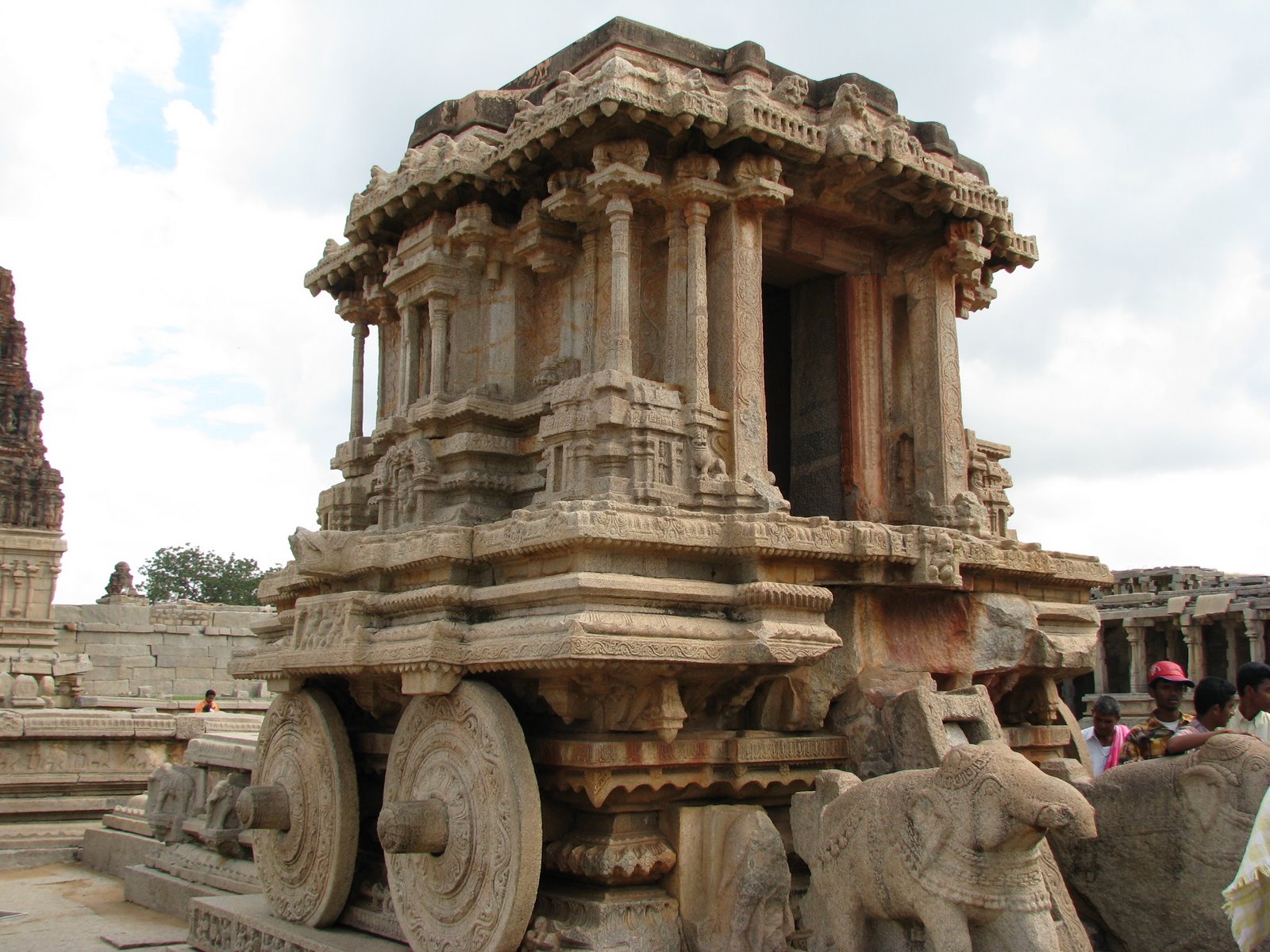 Just A Car Guy: The stone chariot of Hampi India, depicting a elephant ...