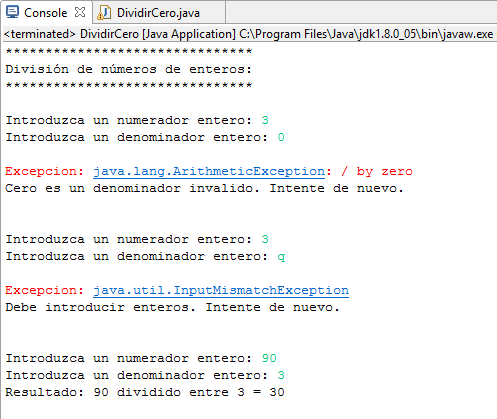 Una Taza de Java: Try-Catch y Manejo de Errores