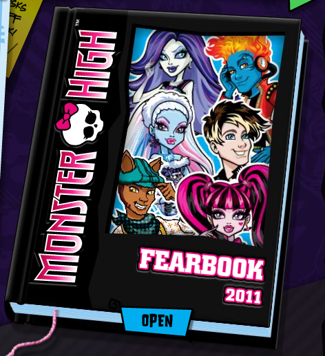 Sweet Darkness: El Fearbook de Monster high