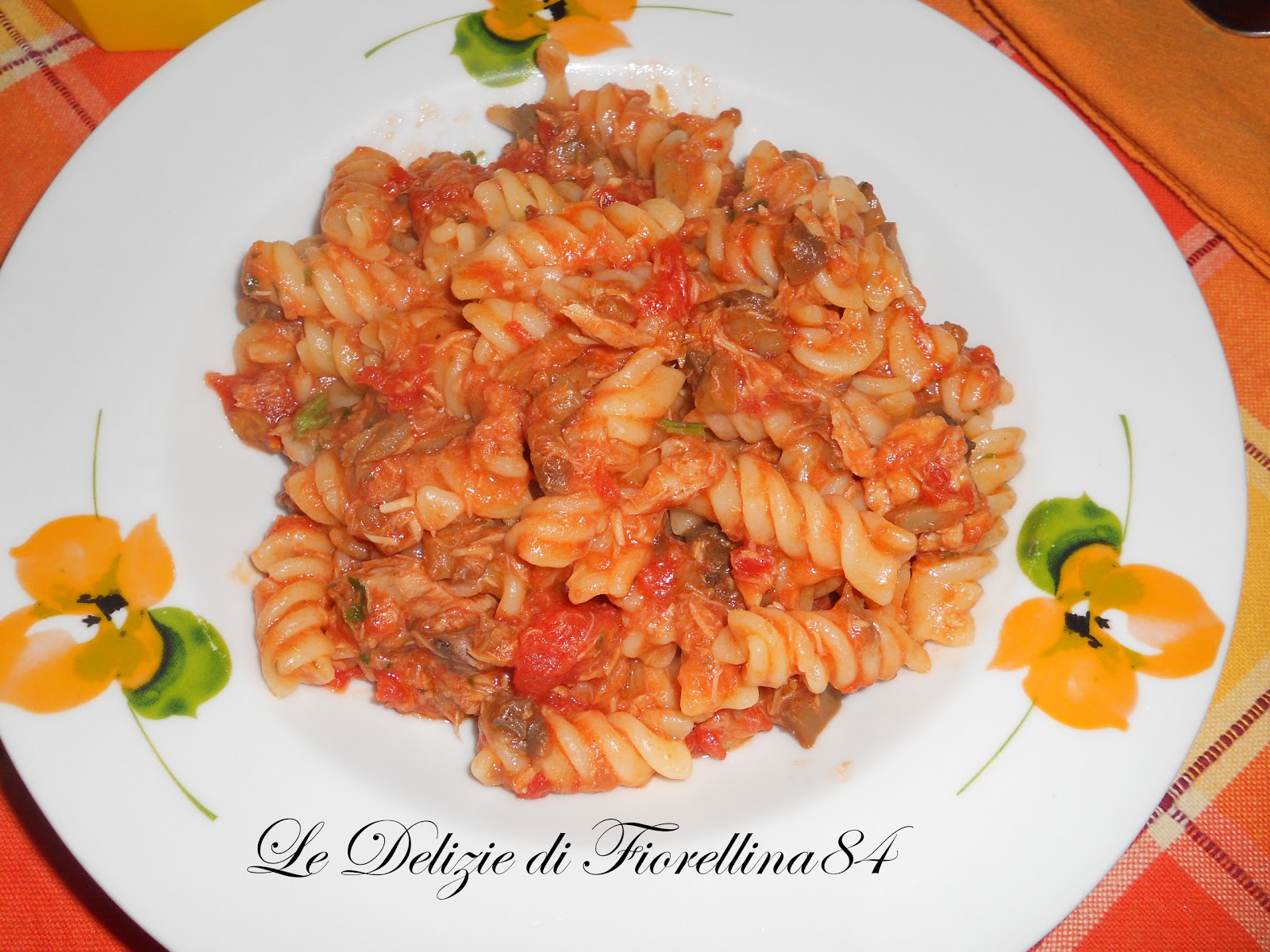 Fusilli con salsa stuzzicappetito