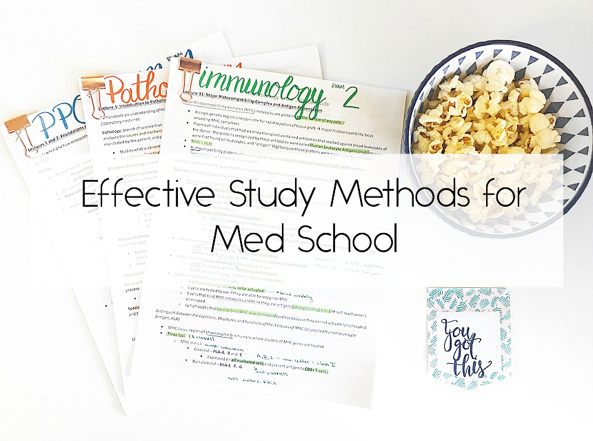 Effective Study Methods for Medical School - The MedLifeMotive Blog