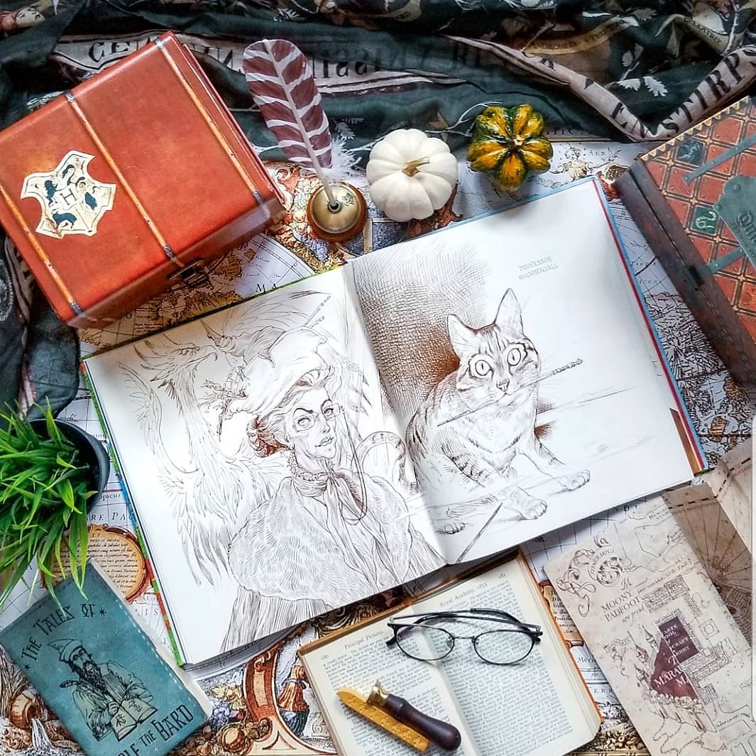 Livro ilustrado de "Os Contos de Beedle, o Bardo" inclui retratos de ...