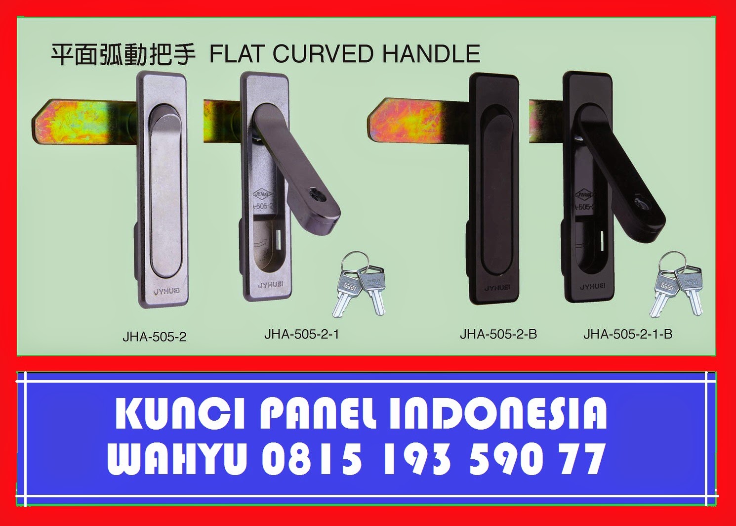 KUNCI PANEL INDONESIA: Jual Kunci Panel Jyhuei JHA-505-2