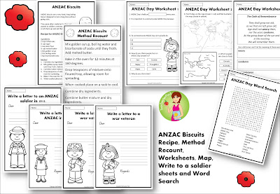 ANZAC Day Activities for the classroom | Foundation into First