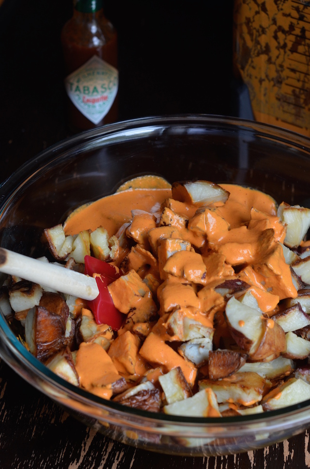 Chipotle Red Pepper Potato Salad - Always Order Dessert