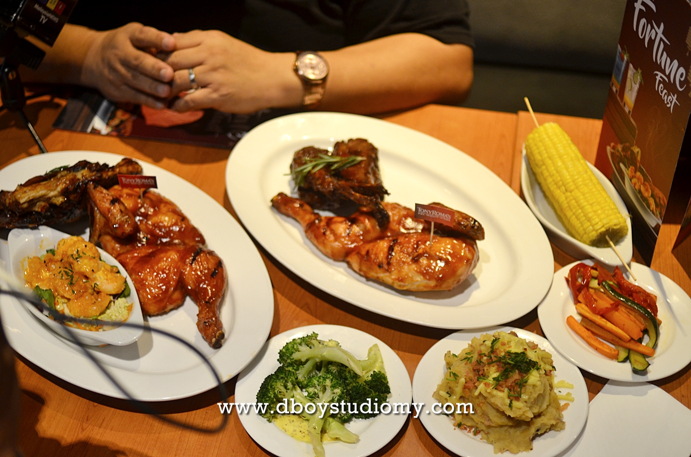 FEAST ON FORTUNE TOGETHER WITH TONY ROMA'S. - dboystudio