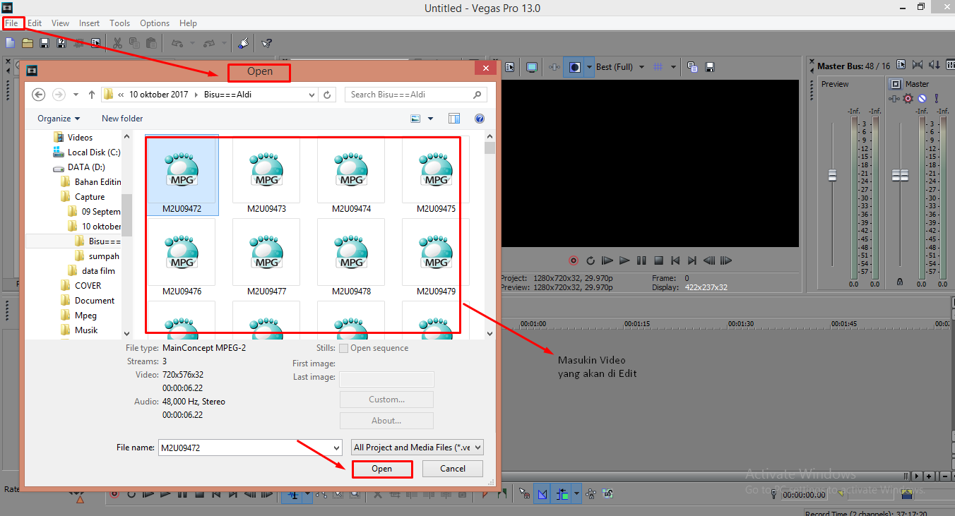 Bagaimana Cara mengedit Video Menggunakan Sony Vegas - Sumber Ilmu ...