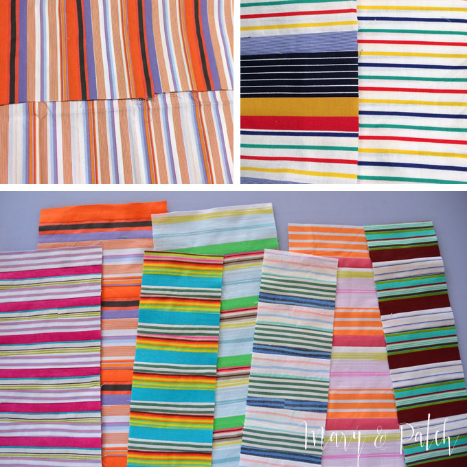 How to make your own striped fabrics! | Mary & Patch